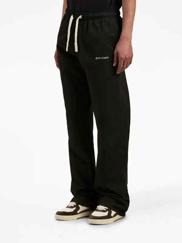 Palm Angels Logo-print Drawstring Track Pants - Black
