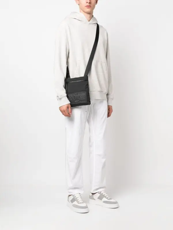 Versace Logo-patch Shoulder Bag