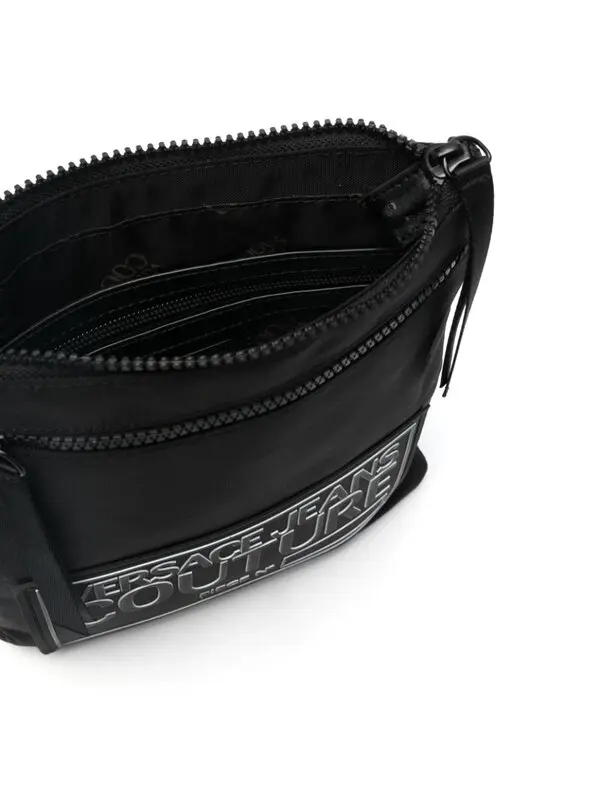 Versace Logo-patch Shoulder Bag