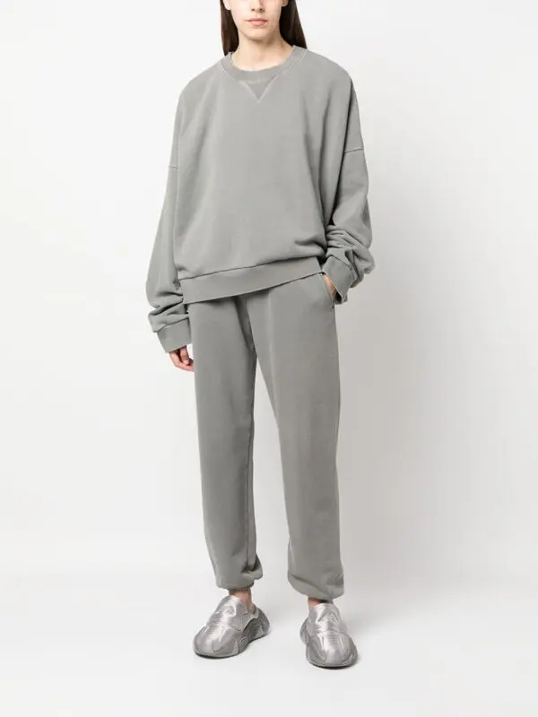 ENTIRE STUDIOS Mélange-effect Cotton Sweatshirt - Grey