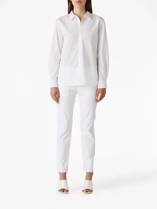 NILI LOTAN Raphael Cotton Shirt - White