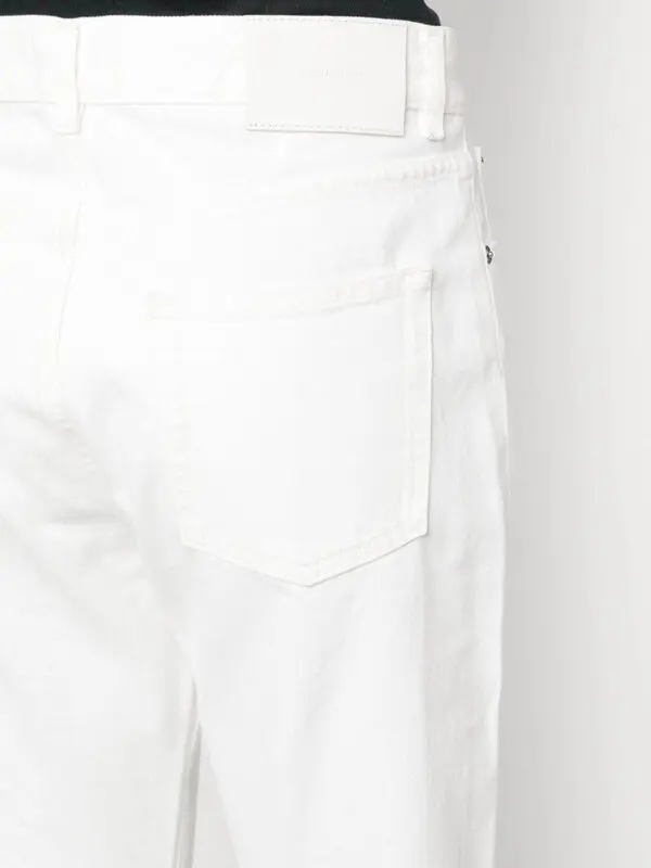 Loulou De Saison Wular High-rise Straight-leg Jeans - White