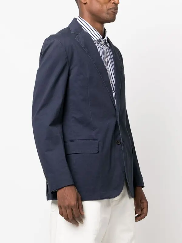 Polo Ralph Lauren Single-breasted Logo-patch Blazer