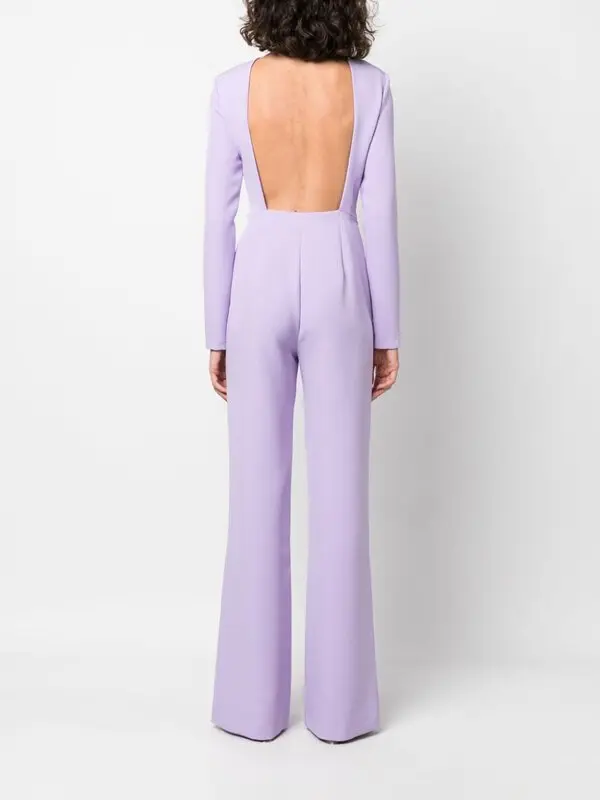 CHIARA FERRAGNI Open-back Flared Jumpsuit