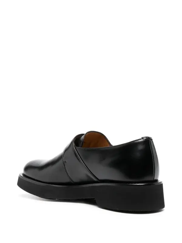 Church's Buckled Polished-leather Loafers