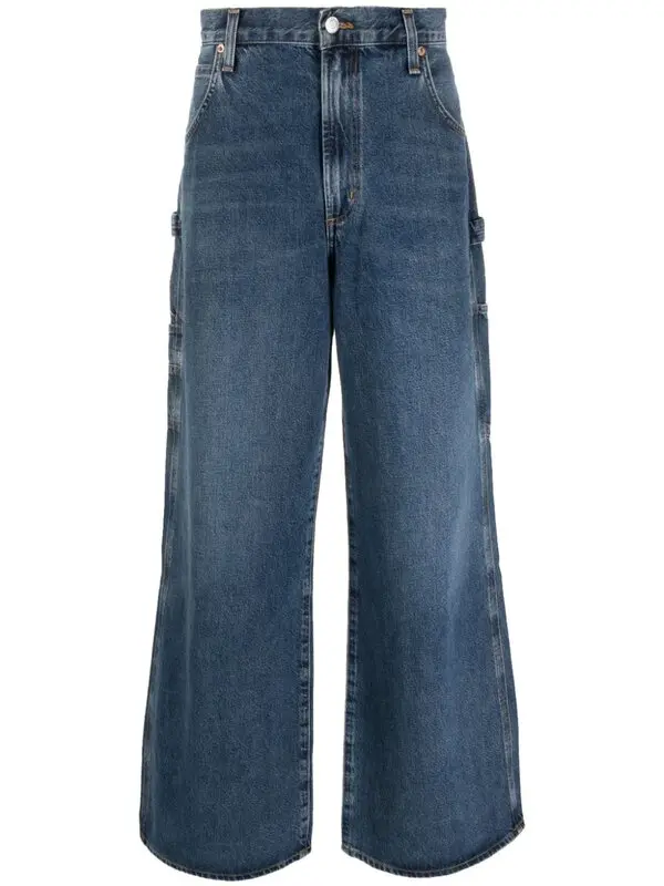 AGOLDE Mid-rise Wide-leg Jeans