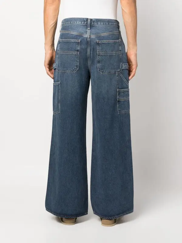 AGOLDE Mid-rise Wide-leg Jeans