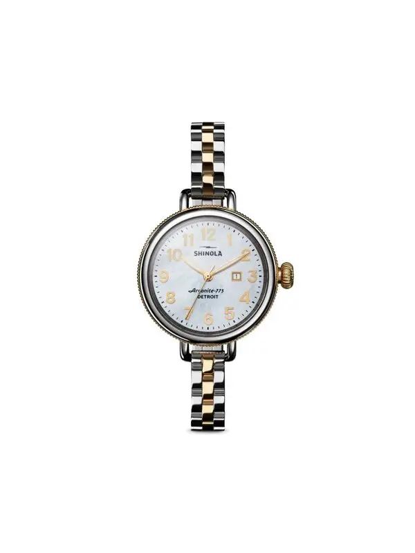Shinola Birdy 3hd 34mm Watch - White
