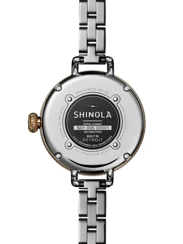 Shinola Birdy 3hd 34mm Watch - White