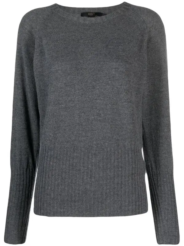 Seventy Ribbed Wool-cashmere Jumper - Grey