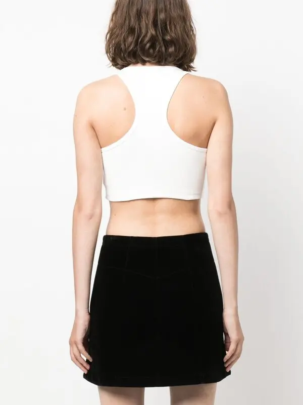 MISBHV Logo-embroidered Top - White
