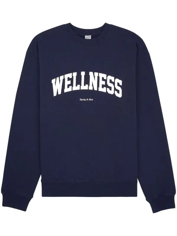 Sporty & Rich Logo-print Cotton Sweatshirt