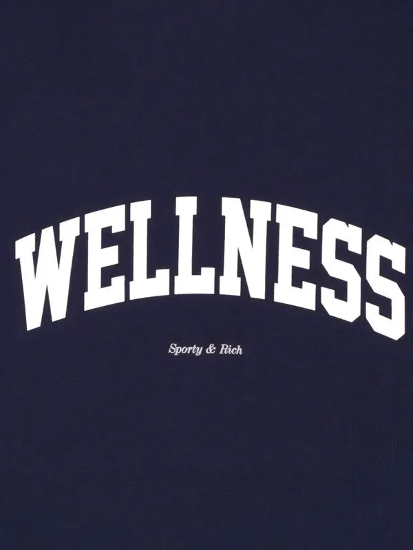 Sporty & Rich Logo-print Cotton Sweatshirt