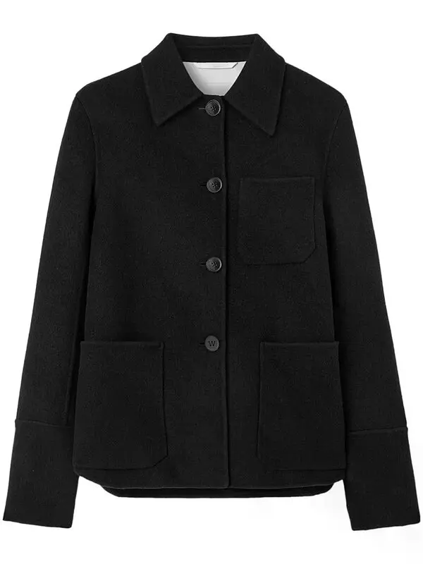 JIL SANDER Single-breasted Jacket - Black