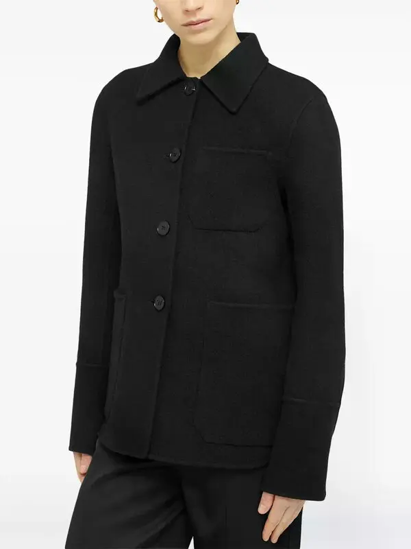 JIL SANDER Single-breasted Jacket - Black