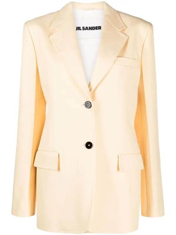 JIL SANDER Cotton-twill Blazer