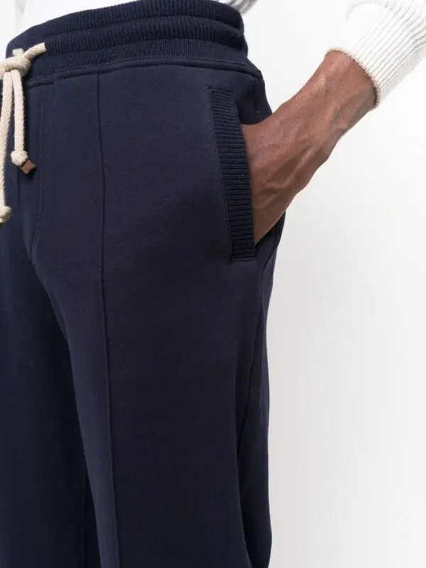 Brunello Cucinelli Drawstring Cotton Track Pants