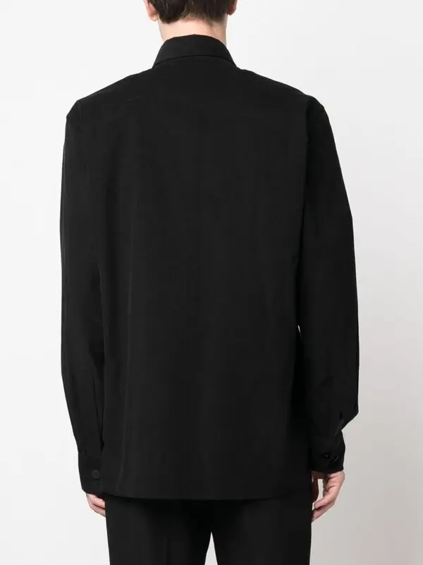 BILLIONAIRE Monogram-embroidered Cotton-corduroy Shirt