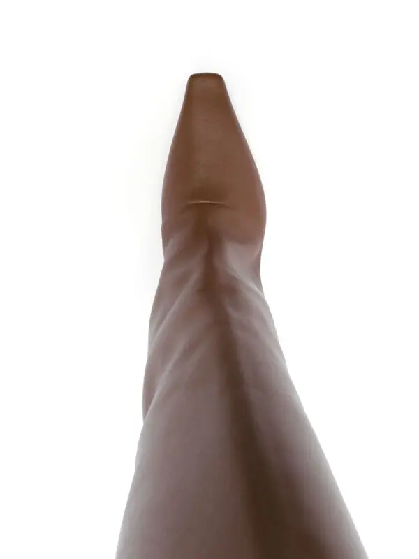 3JUIN 55mm Knee-length Leather Boots - Brown
