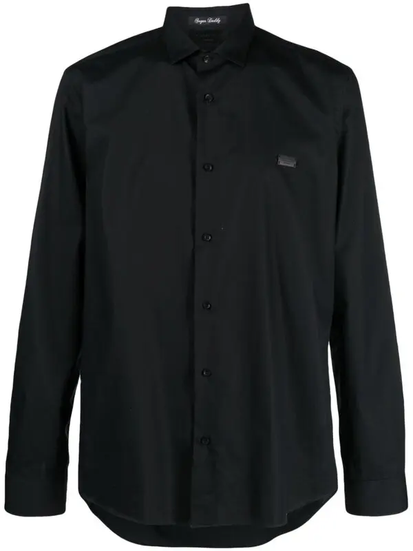 Philipp Plein Sugar Daddy Skull&bones Shirt - Black