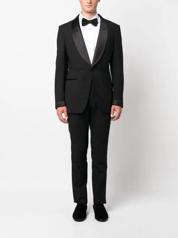 Philipp Plein Black Tie Cotton Shirt