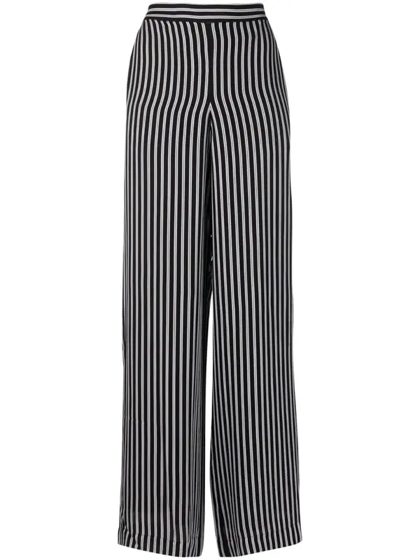 Michael Kors Striped Wide-leg Trousers