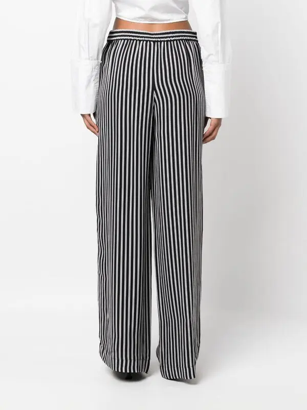 Michael Kors Striped Wide-leg Trousers