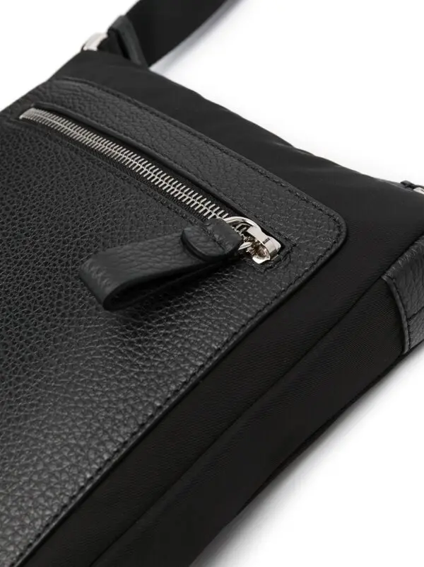 Giorgio Armani Logo-debossed Zip-fastening Shoulder Bag