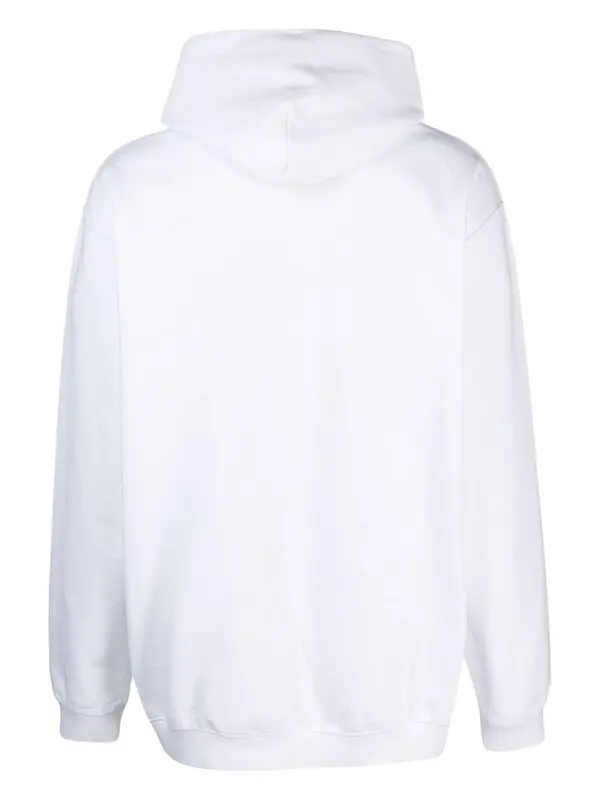 VTMNTS Logo-print Drawstring Hoodie - White
