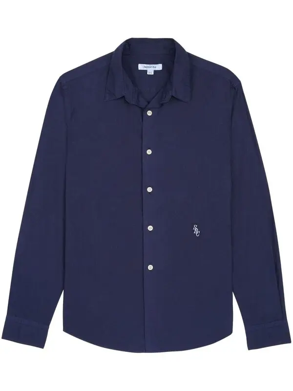 Sporty & Rich Logo-embroidered Shirt