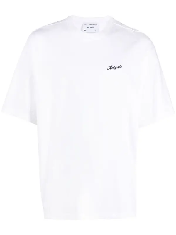 Axel Arigato Logo-embroidered T-shirt - White