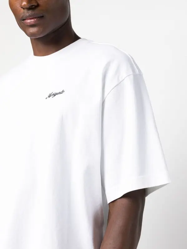 Axel Arigato Logo-embroidered T-shirt - White