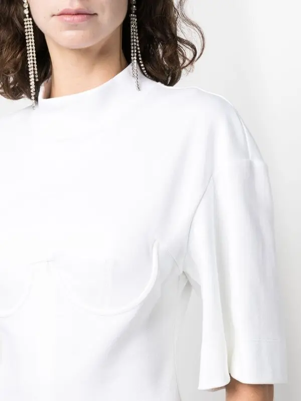 ALESSANDRO VIGILANTE Funnel-neck Blouse