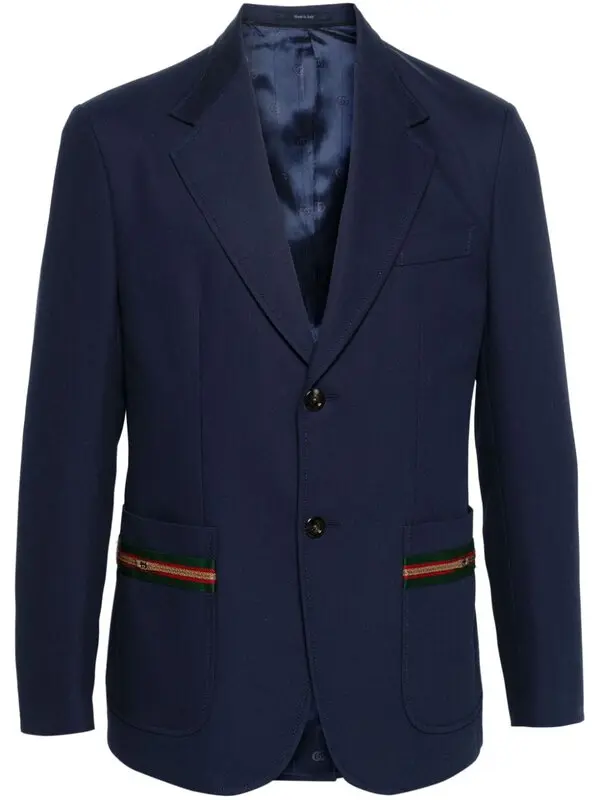 Gucci Web Stripe-embellished Blazer