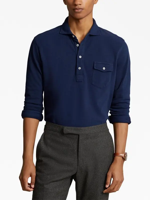Polo Ralph Lauren Long-sleeve Cotton Polo Shirt