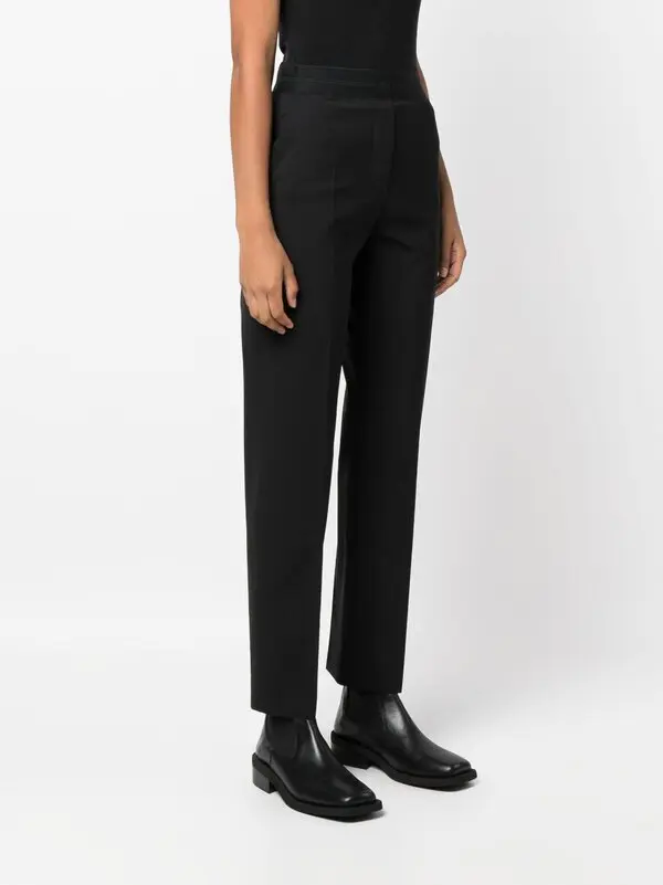 MSGM Logo-waistband Tapered Trousers