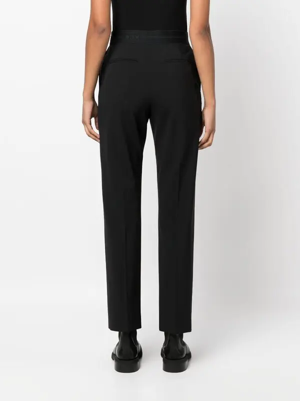 MSGM Logo-waistband Tapered Trousers