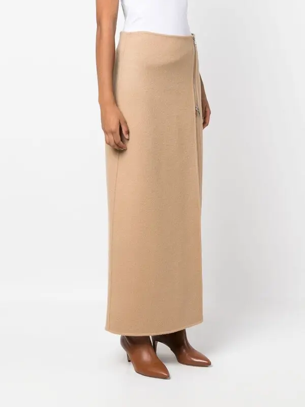 P.a.r.o.s.h Zip-up Wool Skirt