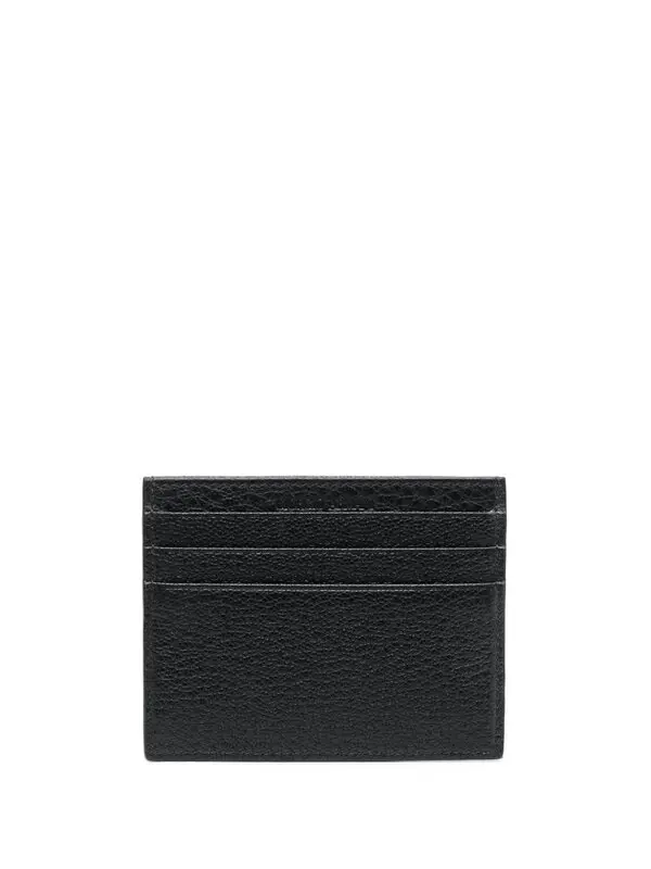 Giorgio Armani Grained-textured Leather Card Holder