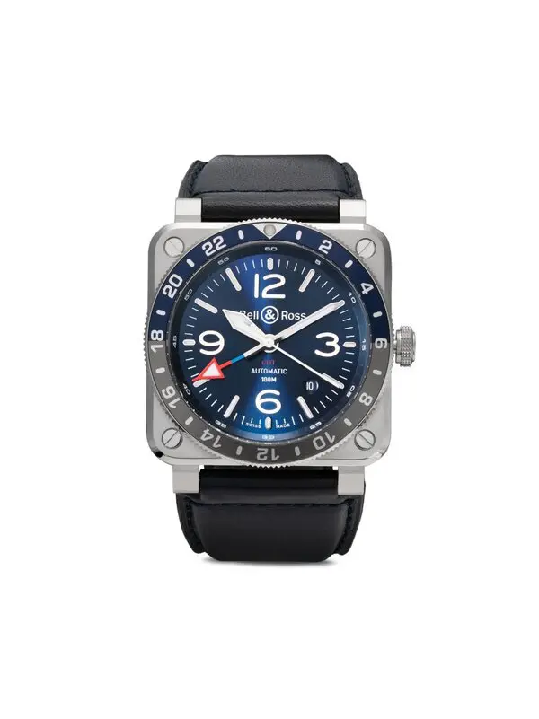 BELL & ROSS 42mm Automatic Watch - Blue
