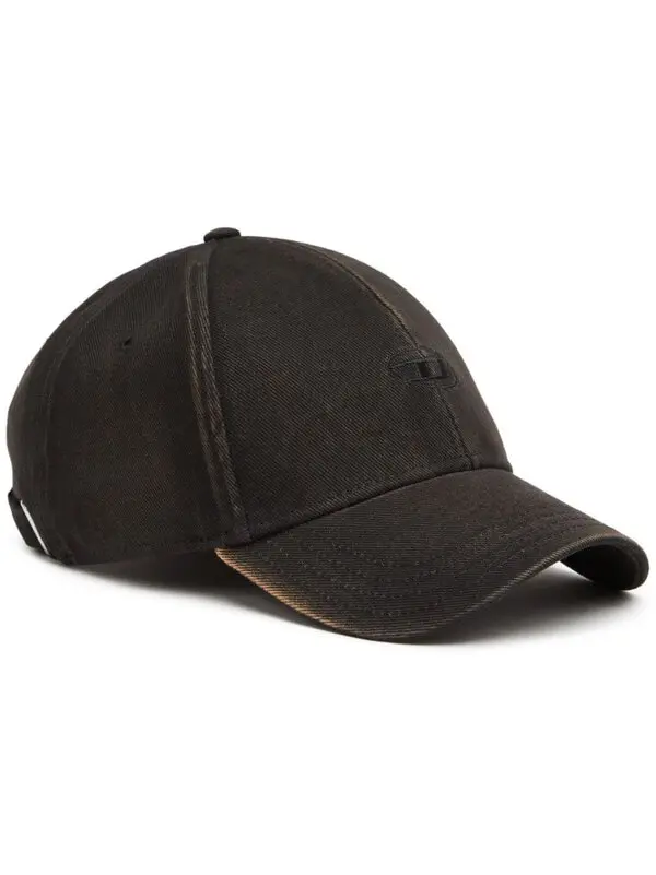 Diesel C-run-wash Cap - Black