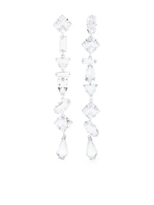 SWAROVSKI Mesmera Crystal-embellished Earrings - Silver