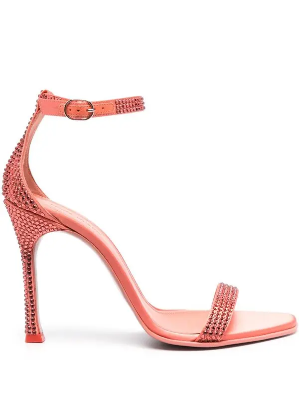Amina Muaddi 115mm Kim Crystal-embellished Sandals