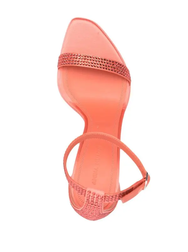 Amina Muaddi 115mm Kim Crystal-embellished Sandals