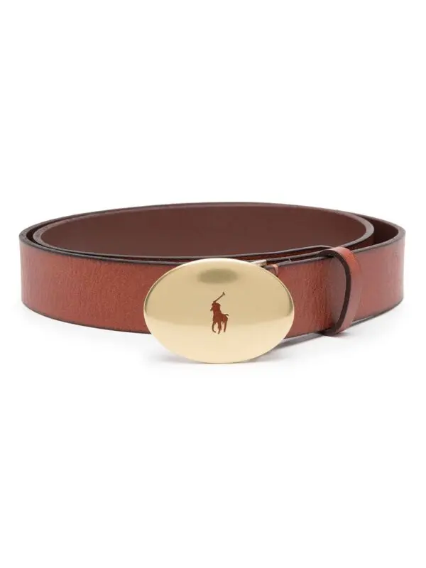 Polo Ralph Lauren Vachetta Leather Belt - Brown