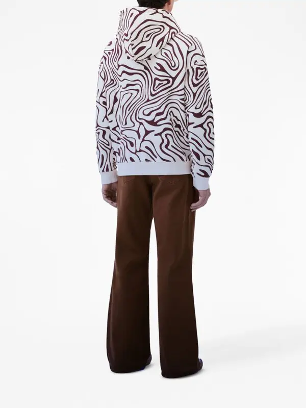 COUNTY OF MILAN Marcelo Burlon Logo-embroidered Hoodie