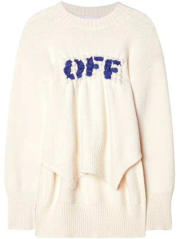 Off-White Off-logo Wool Jumper