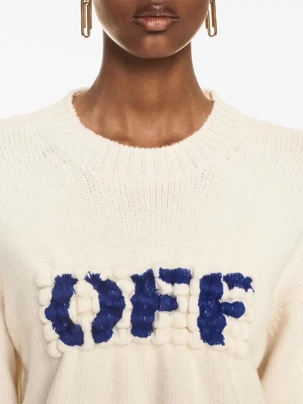 Off-White Off-logo Wool Jumper