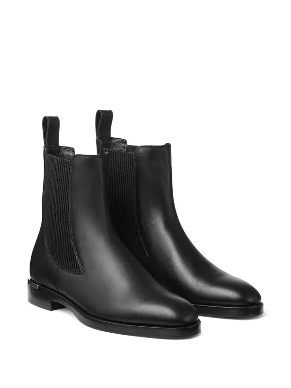 JIMMY CHOO Thessaly Leather Ankle Boots