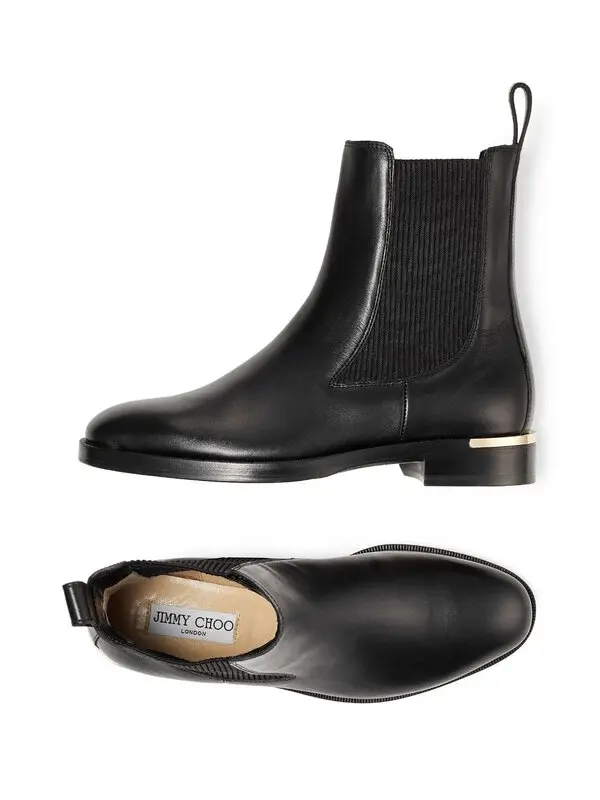 JIMMY CHOO Thessaly Leather Ankle Boots
